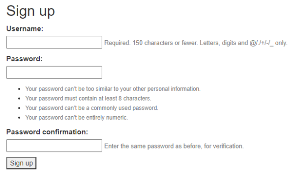 Step By Step Create A Django Signup Registration Form With Database